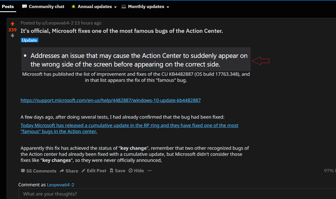 It's official, Microsoft fixes one of the most famous bugs of the ...