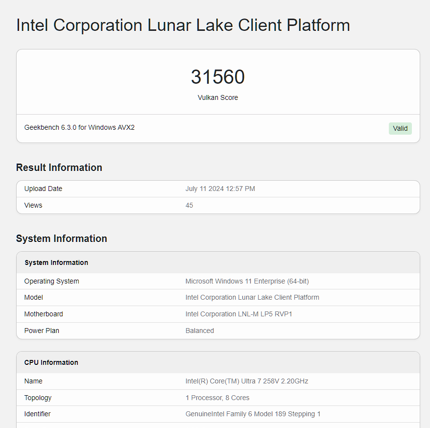 Discussion: Intel Core Ultra 7 258V "Lunar Lake" CPU Early Tests Reveal ...