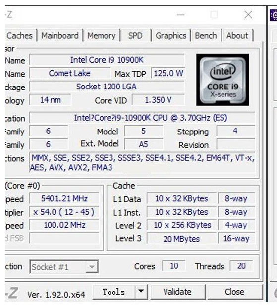 Discussion: Intel 10th Gen Comet Lake CPUs Overclocking & Binning ...
