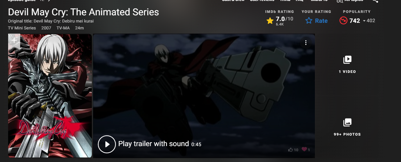 Crítica | Devil May Cry – 1ª temporada | JBox