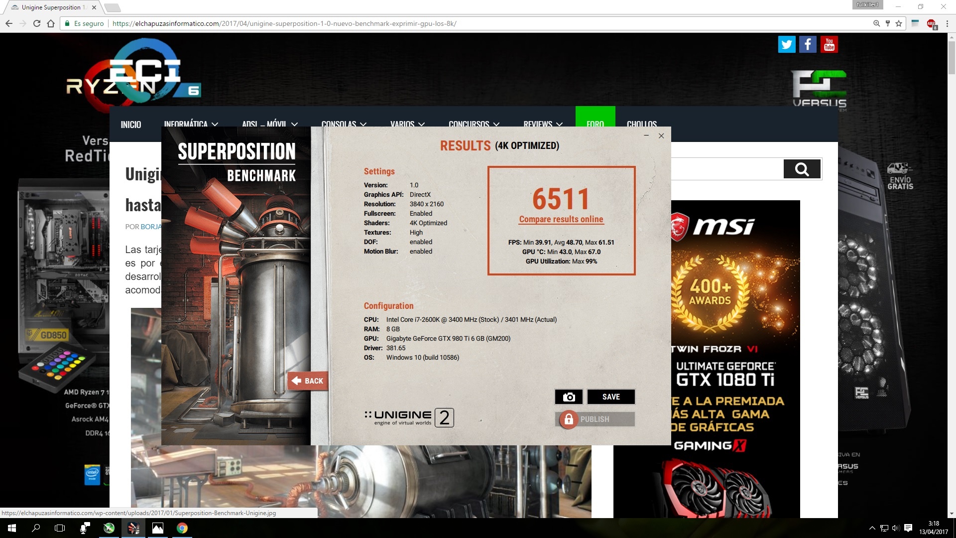 Unigine Superposition 1.0: Nuevo benchmark para exprimir tu GPU hasta ...